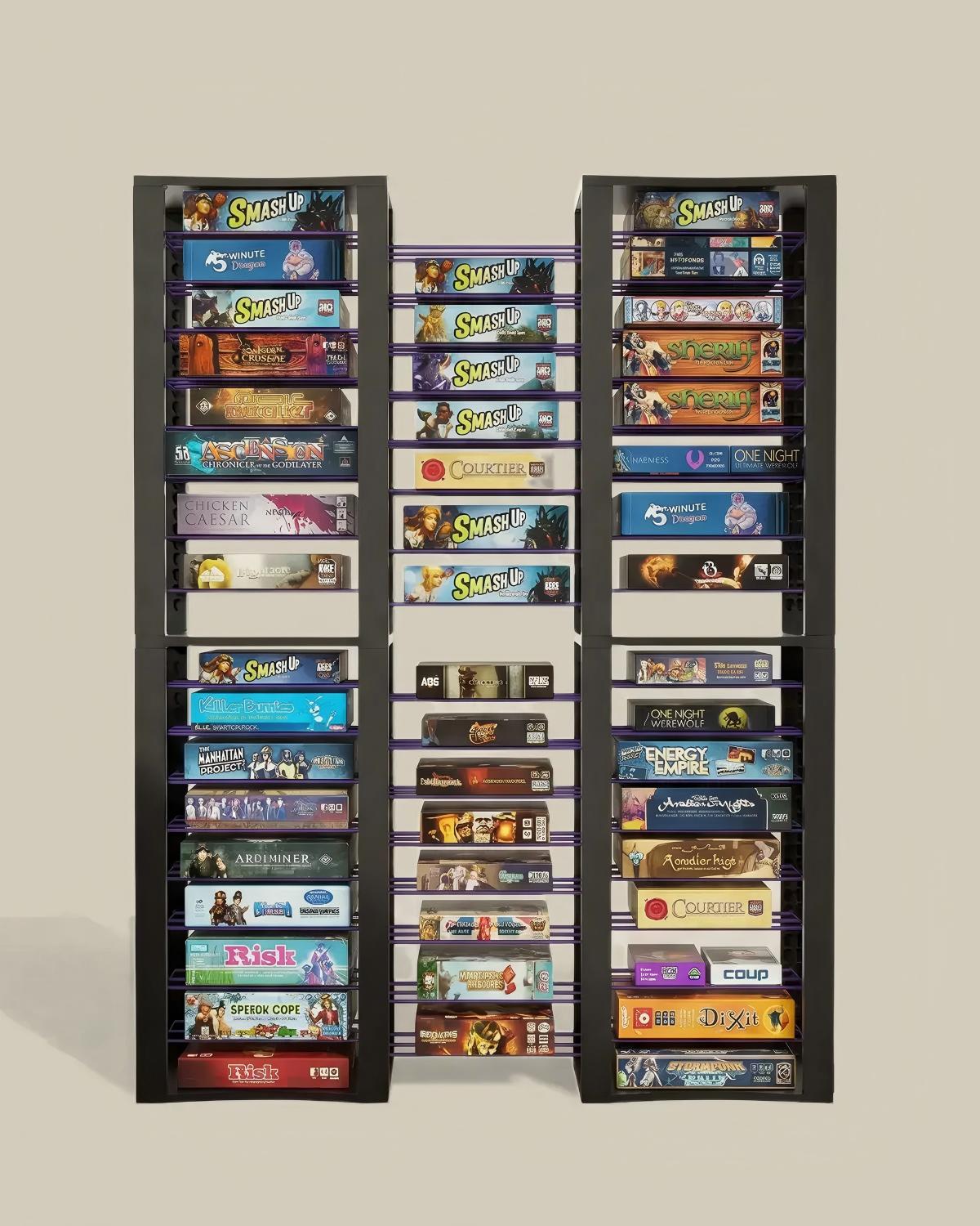Complete Board Game Shelf | BoxThrone Modular Storage – BoxKing