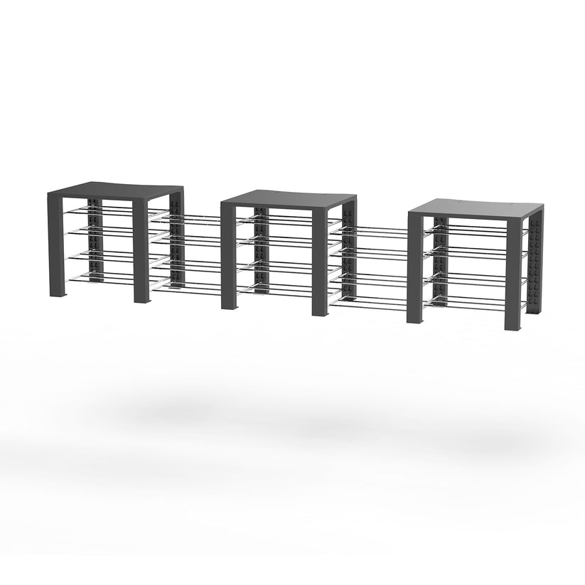 Triple ShortThrone with 20 shelves – BoxKing