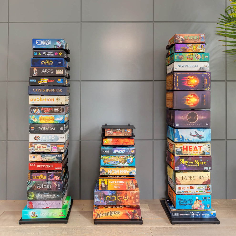 GamePillar – 155cm Adjustable Board Game Storage Tower – BoxKing