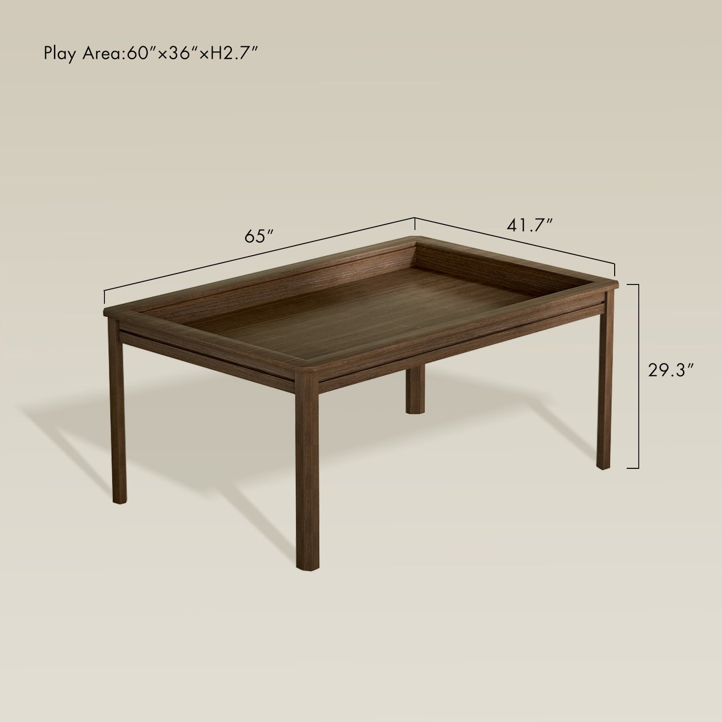 Standard Kingswood(3×5'): The Royal Game Table – BoxKing
